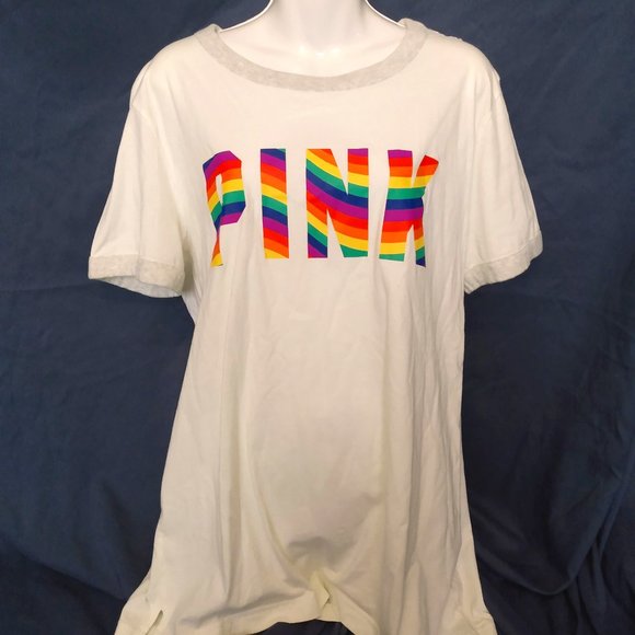 PINK Victoria's Secret | Shirts | Limited Edition Pink Pride Collection ...